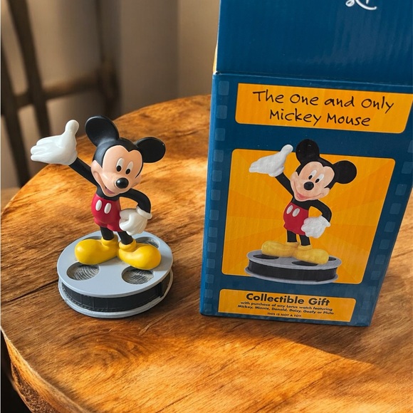 Disney | Art | Disney Mickey Mouse Collectible Figurine Red Black White ...